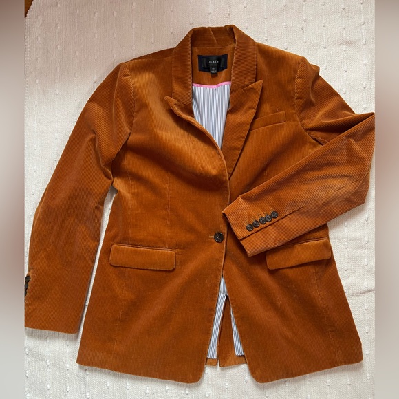 J. Jill | Jackets & Coats | Jjill Womens Corduroy Jacket In Rust | Poshmark